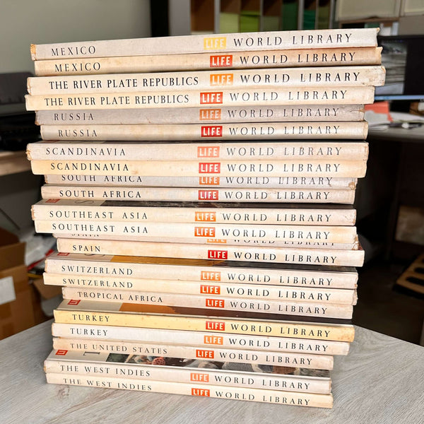 Time Life World Library country books - 1965-1969 - Plymouth Cards