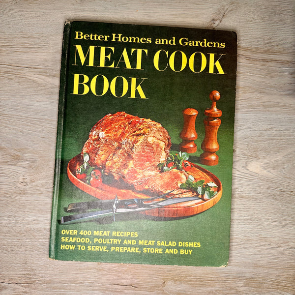 Better Homes and Gardens Meat cook book - 1969 - Plymouth Cards