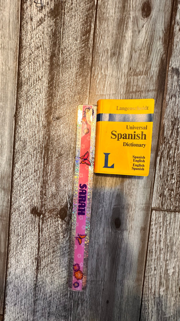 Mini Spanish English Dictionary - Langenscheidt - Plymouth Cards