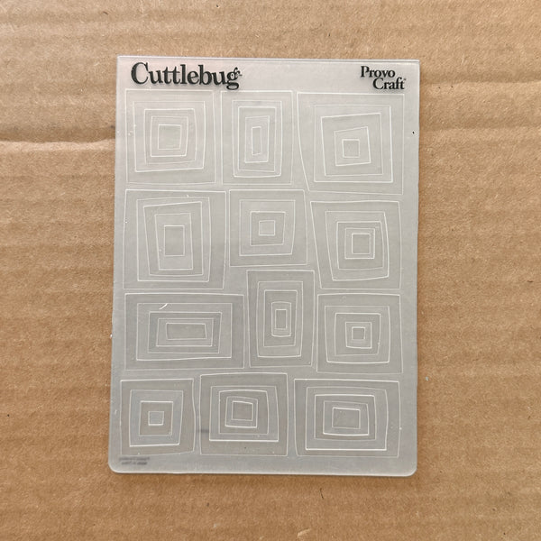 Embossing Folders - Used - Cuttlebug Provo Craft - Plymouth Cards