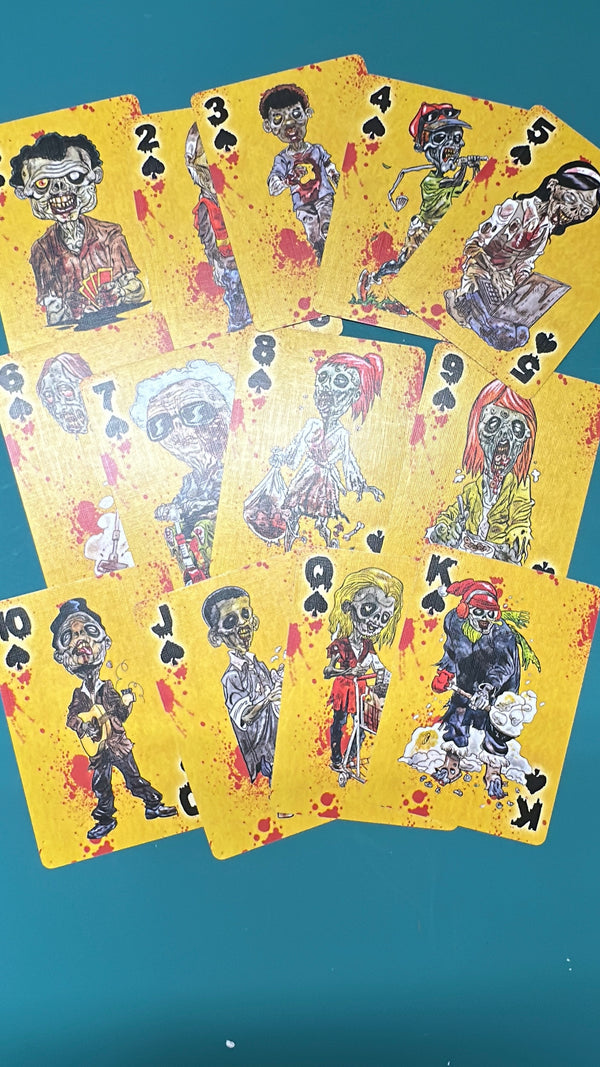 Everyday Zombies playing cards - Plymouth Cards
