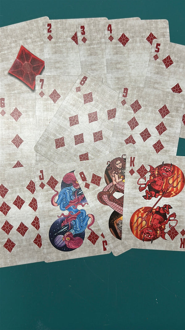 Monster playing cards - Plymouth Cards