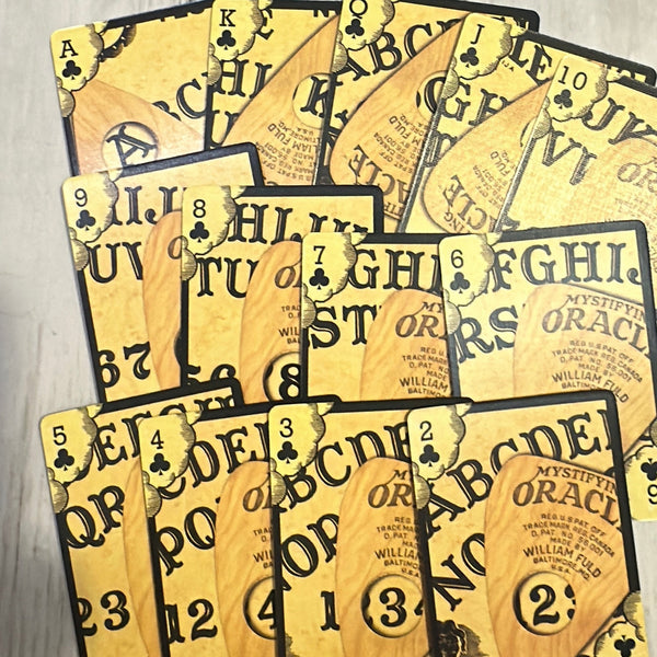 Ouija board playing cards - Plymouth Cards