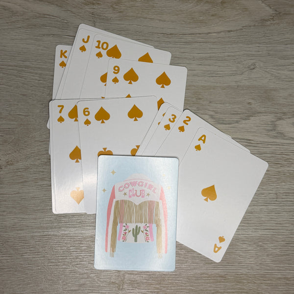 Cowgirl Jacket playing cards - Plymouth Cards