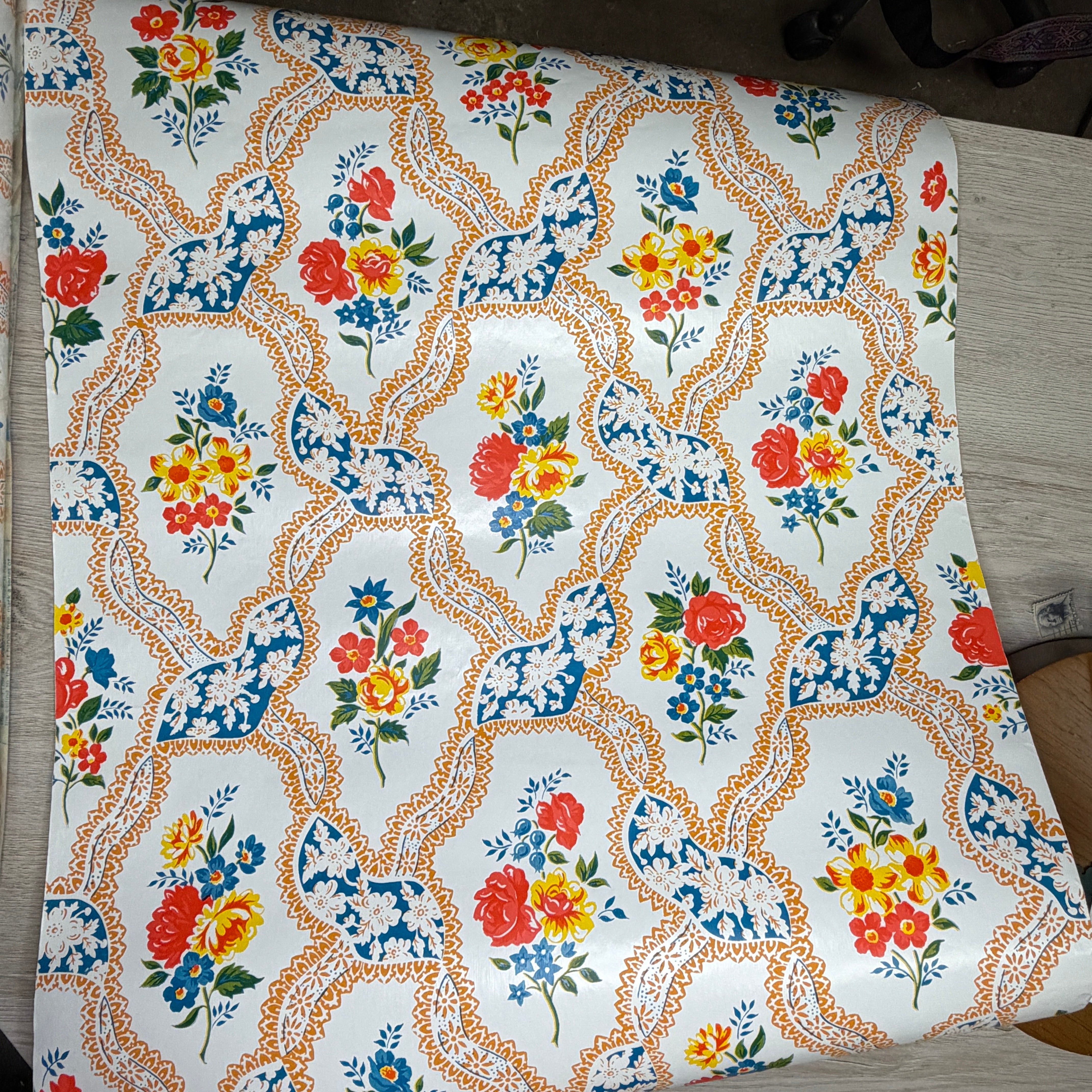 Kwik Kover vintage floral piece - Plymouth Cards