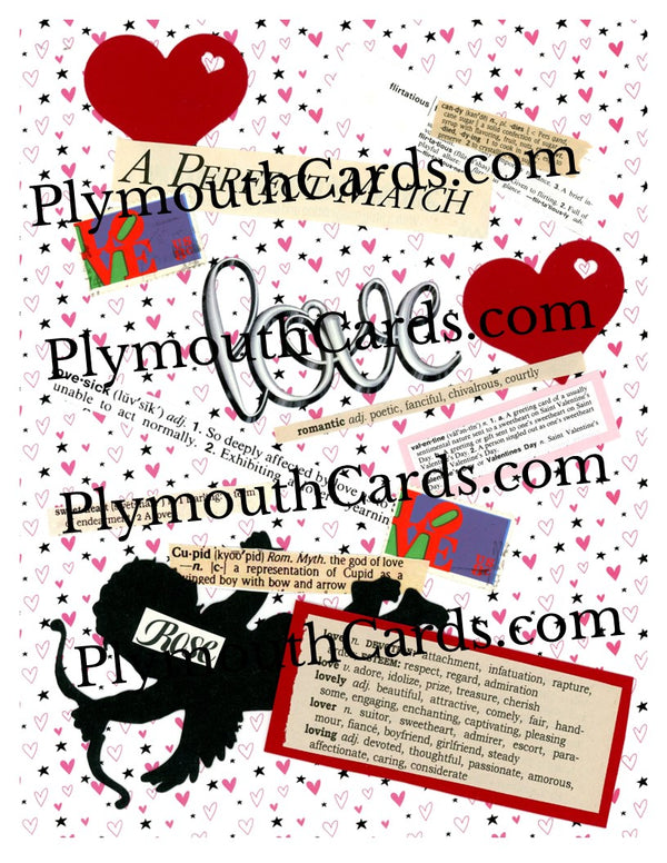 A Perfect Match - Digital file - Plymouth Cards