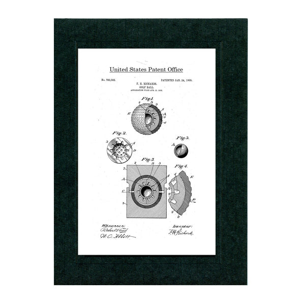 Golf Patents patent card set - Plymouth Cards