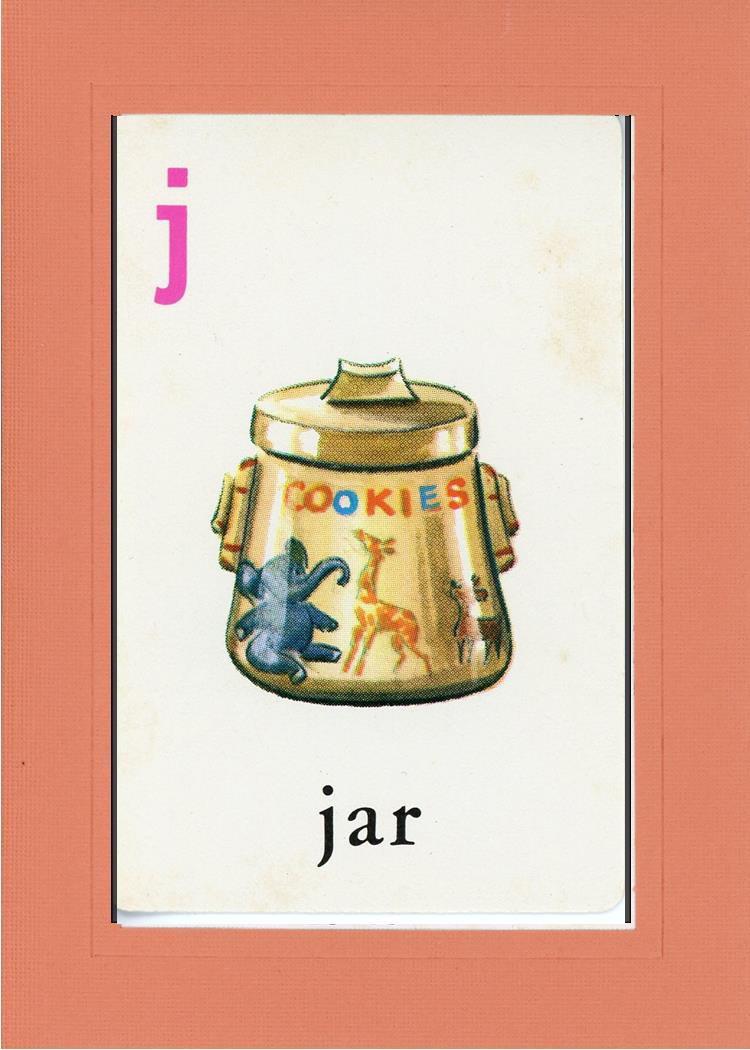 J is for Jar - Plymouth Cards